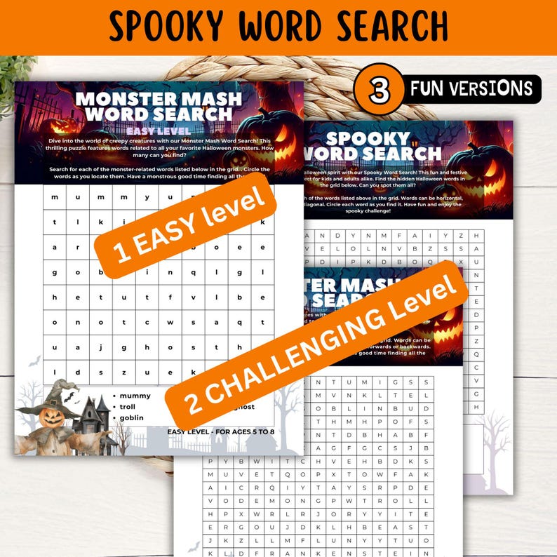 Halloween Game Bundle Printable Halloween Party Games & Activities for ...