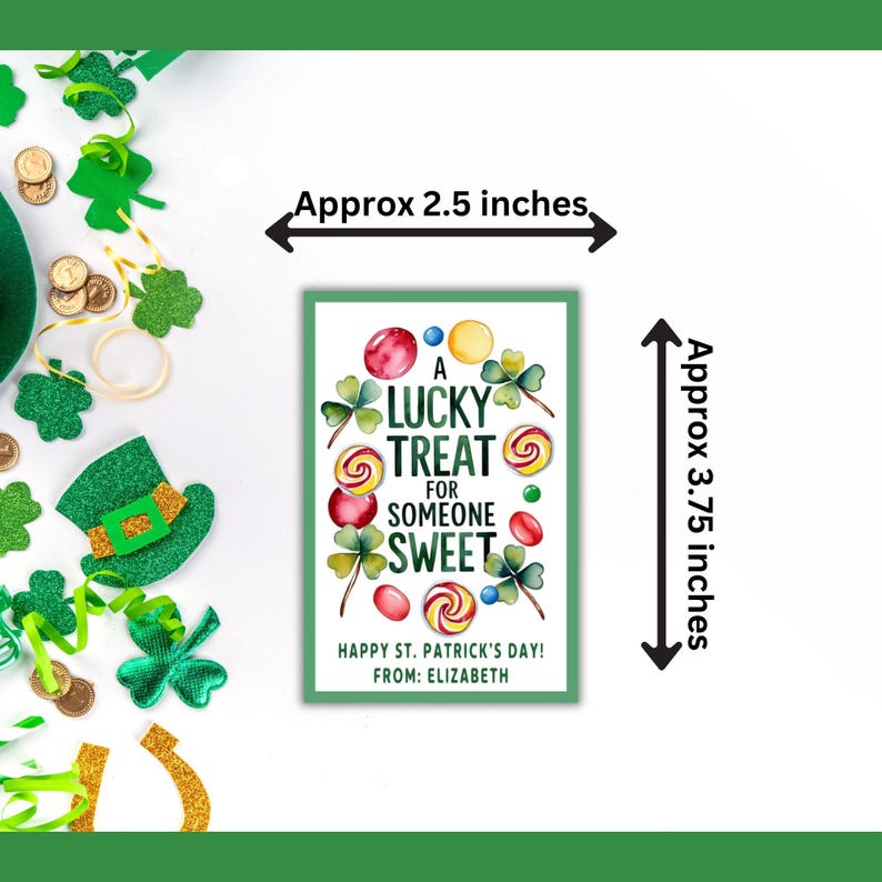St Patricks Day Gift Tags A Lucky Treat for Someone Sweet Printable ...