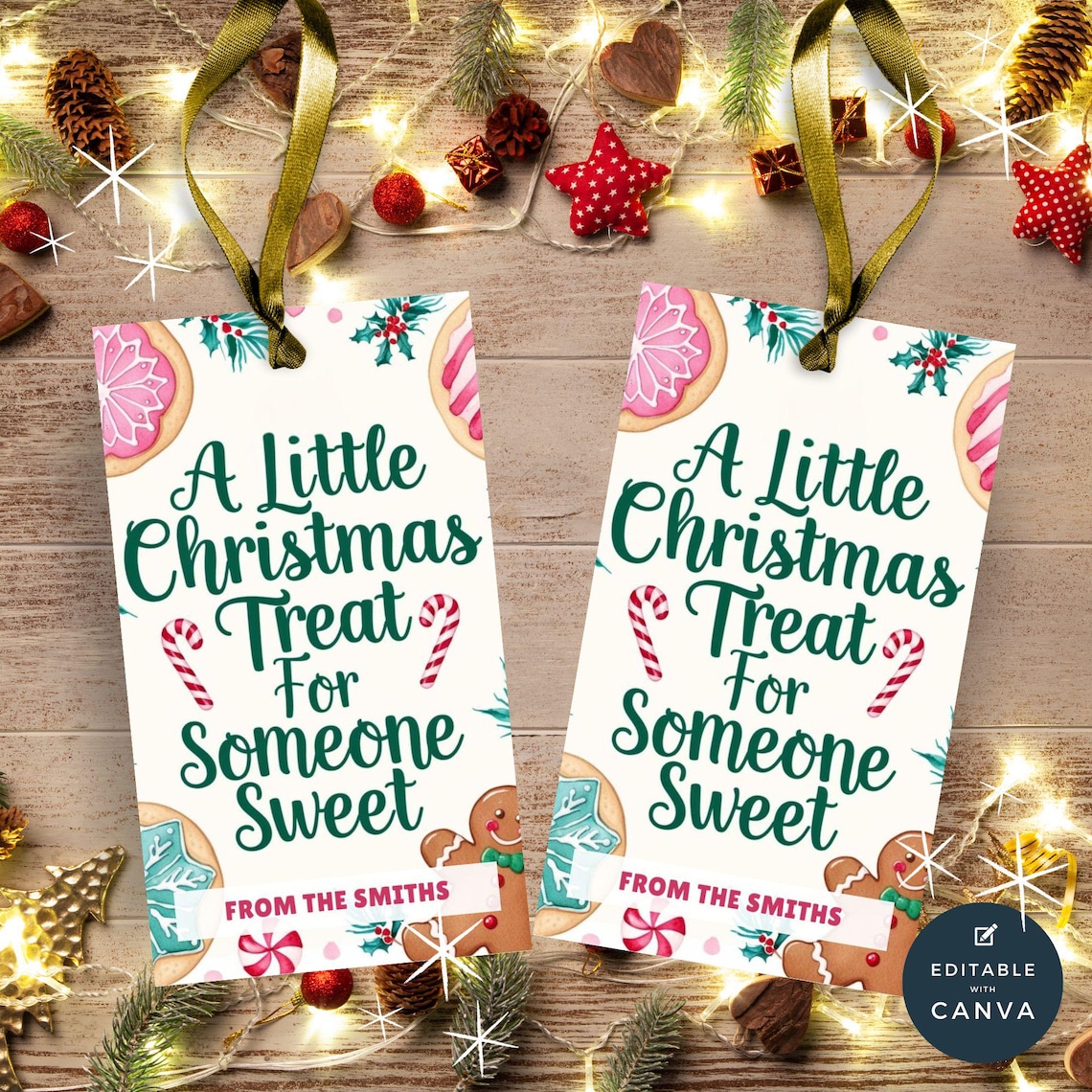 Christmas Gift Tags Printable A Little Christmas Treat for Someone ...
