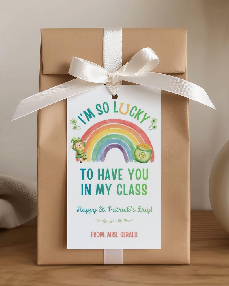 St Patrick’s Day Gift Tags Printable | I’m so Lucky to Have You in My ...