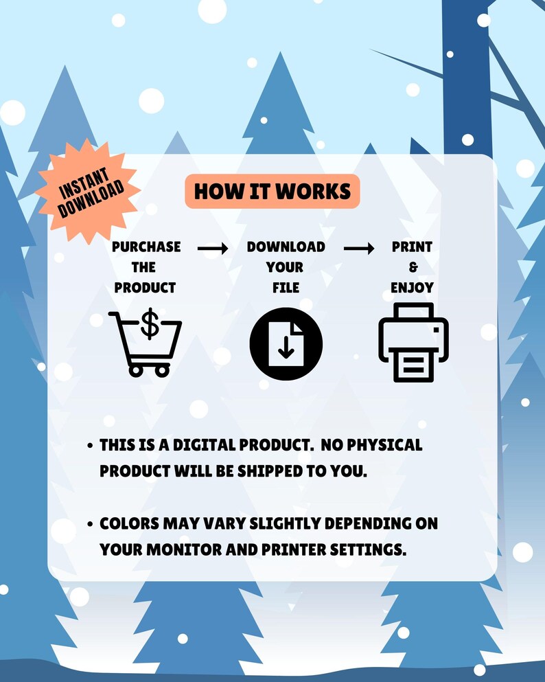 Winter Trivia Game Printable Winter Party Game for Adults Teens Older ...