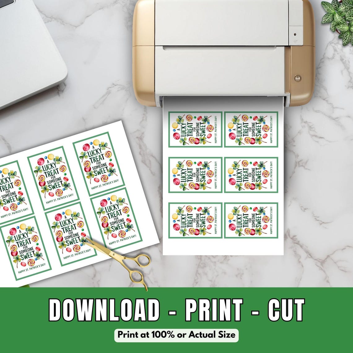 St Patricks Day Gift Tags A Lucky Treat for Someone Sweet Printable ...