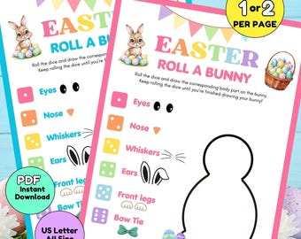 Easter Printable Name Famous Bunny Game | Adults Kids Idea | Fun Family ...