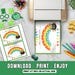 Roll a Rainbow Dice Game Printable Fun St Patricks Day Color Math Game ...