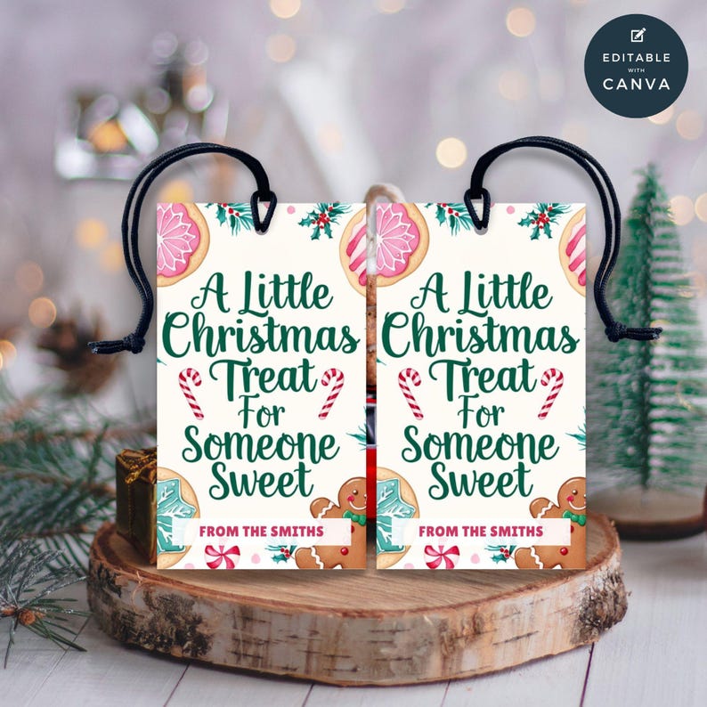 Christmas Gift Tags Printable A Little Christmas Treat for Someone ...