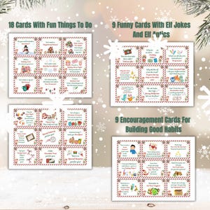 Printable Elf Notes for Kids - 36 Fun Festive Message Christmas Cards ...