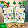 St. Patricks Day Pot of Gold With Rainbow Printable Gift Tags, Editable ...