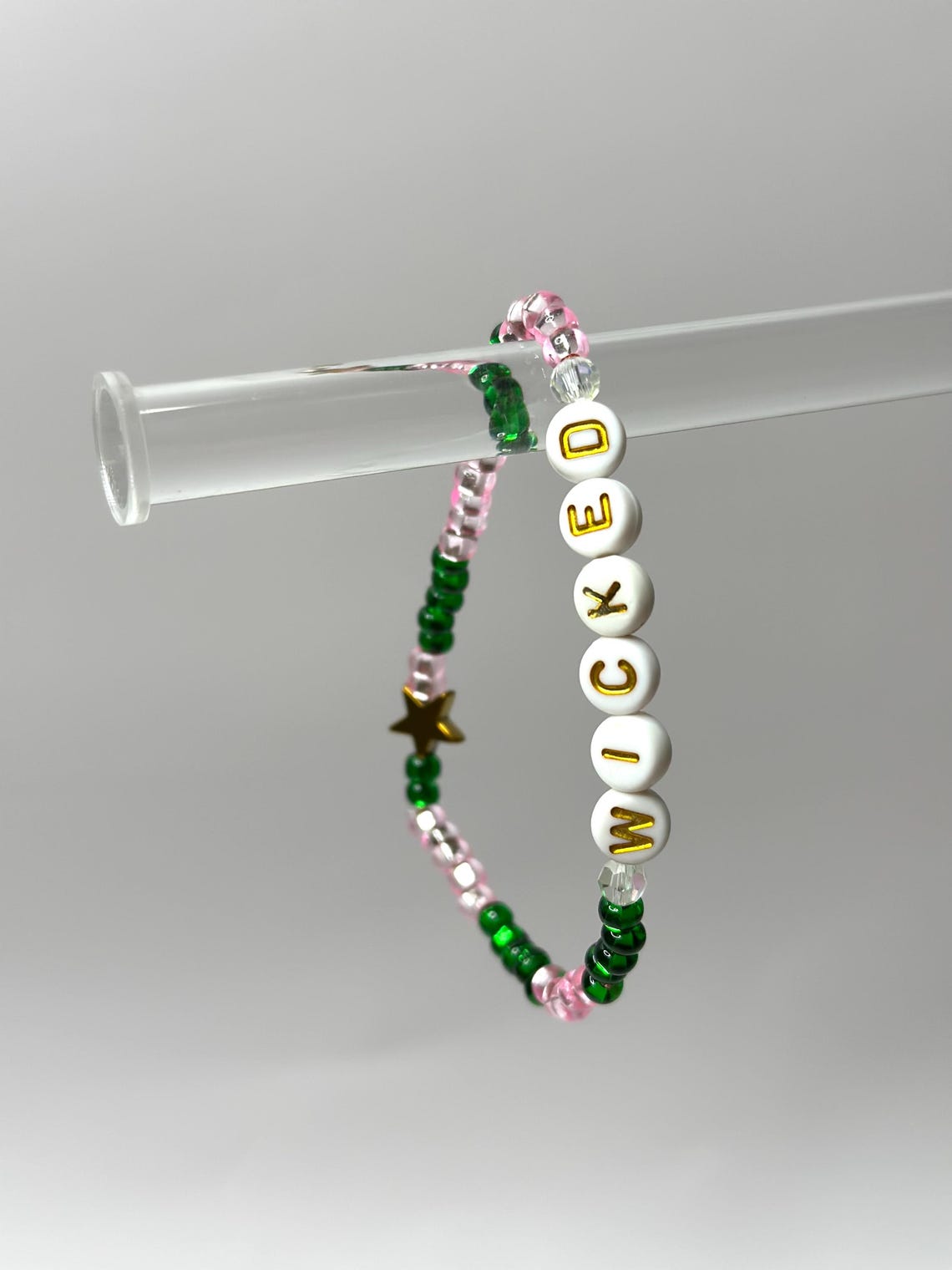 Wicked Friendship Bracelet Set, Wicked Elphaba Glinda Beaded Bracelets ...