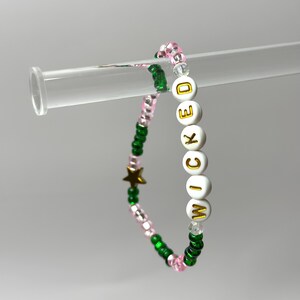 Wicked Friendship Bracelet Set, Wicked Elphaba Glinda Beaded Bracelets ...