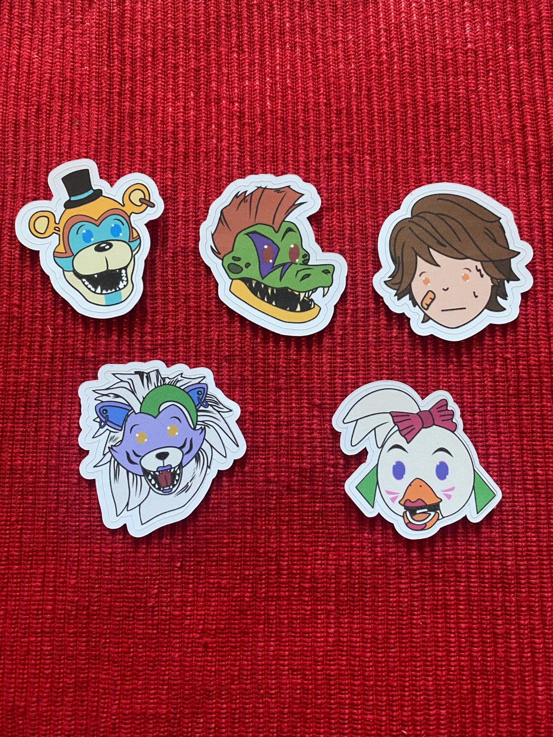 Fnaf Security Breach Gregory and Glamrock Animatronics Stickers! - Etsy