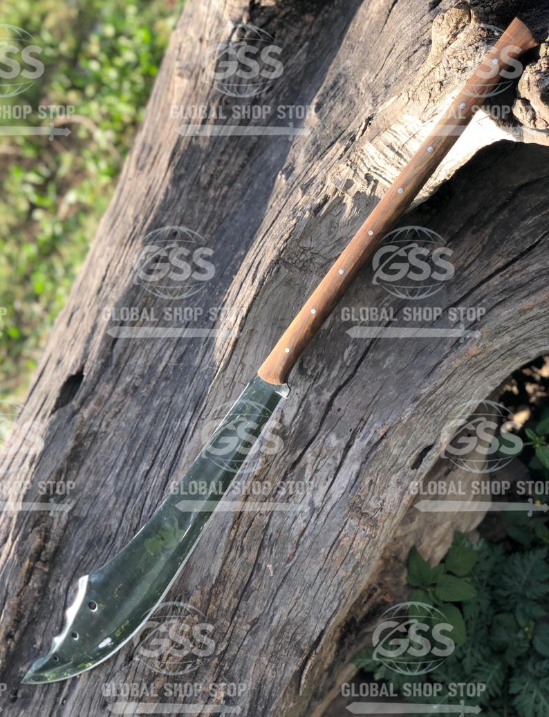 DAO MACHETE / Large Jungle Machete Knife / Long Handle Knife/ Stainless ...