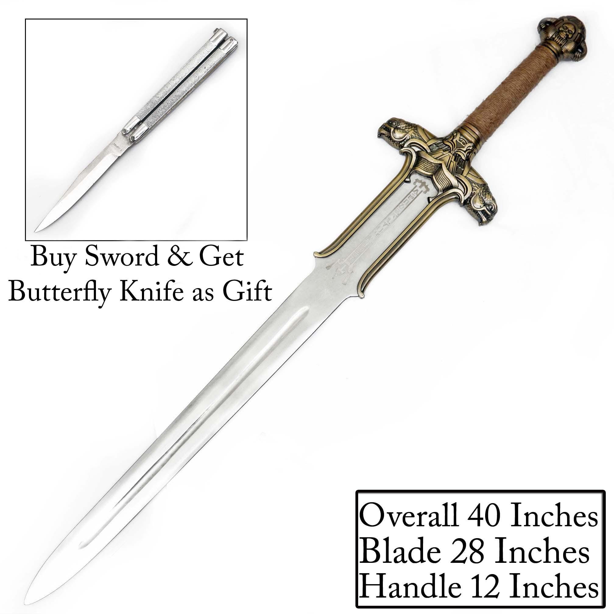Albion Conan the Barbarian-father’s Sword Handmade Atlantean Sword, the ...