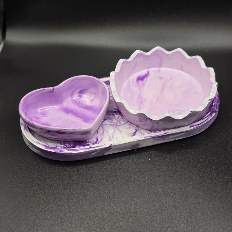 3 Set Trinket Dishes - Etsy UK