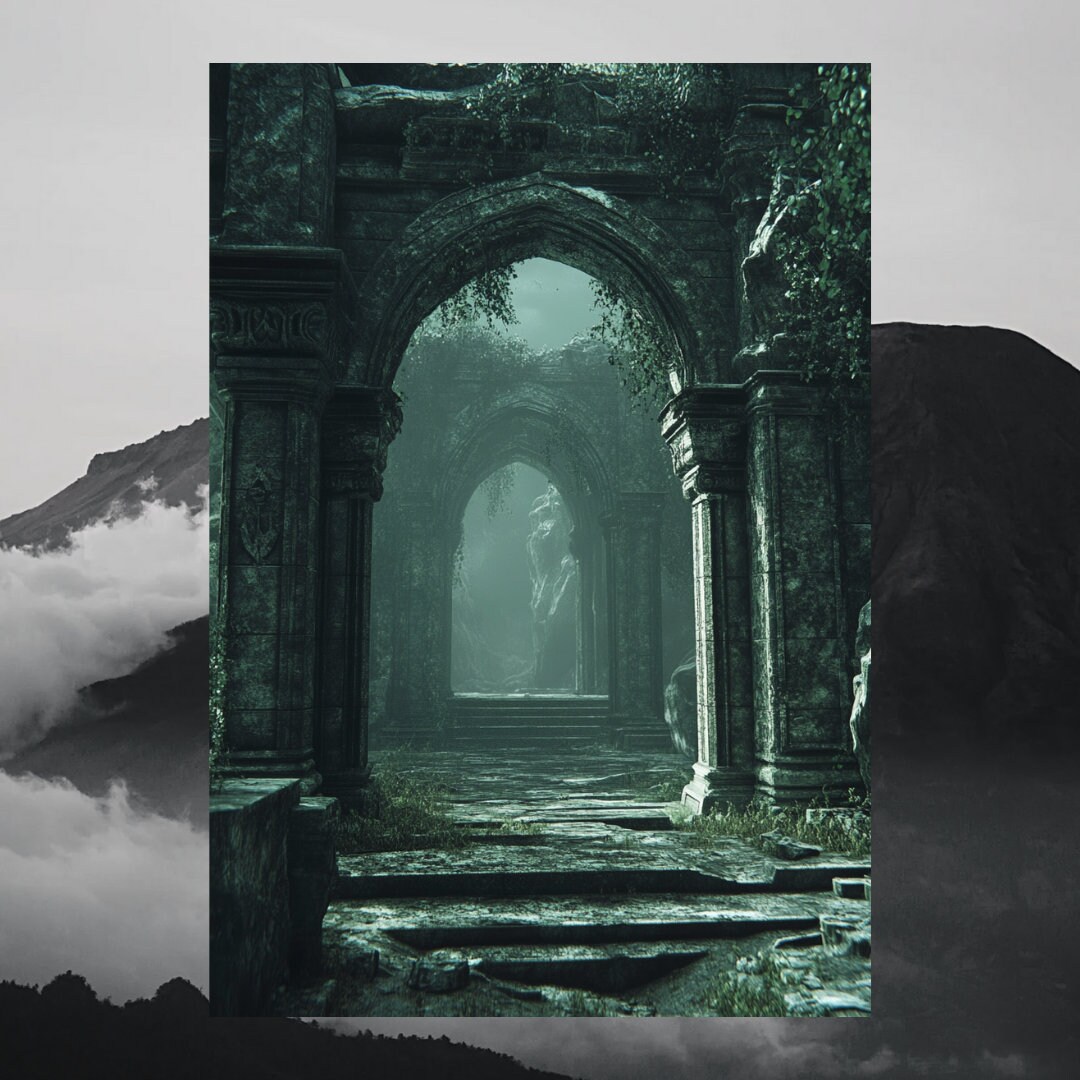 The Ruins of the Unknown Print | Digital Download Wall Art for Home ...