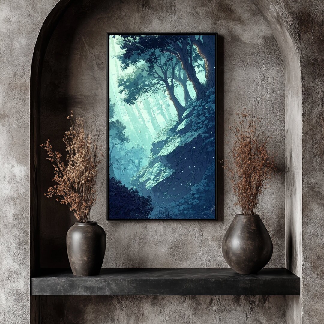 Spirit Forrest Print | Digital Download Wall Art for Home Decor - Etsy