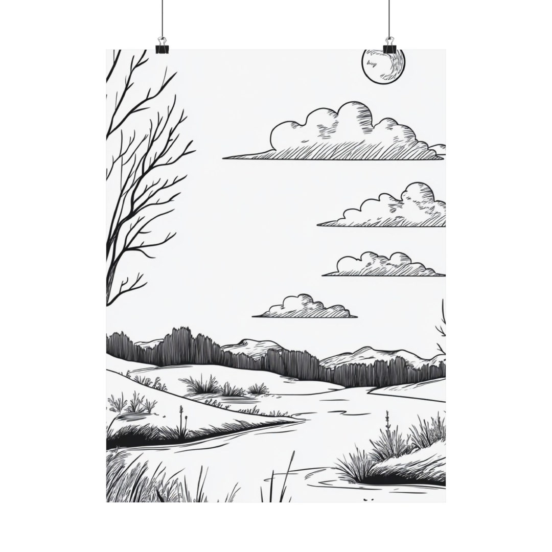 Pale Night Matte Vertical Posters | Fantasy Home Decor Wall Art - Etsy
