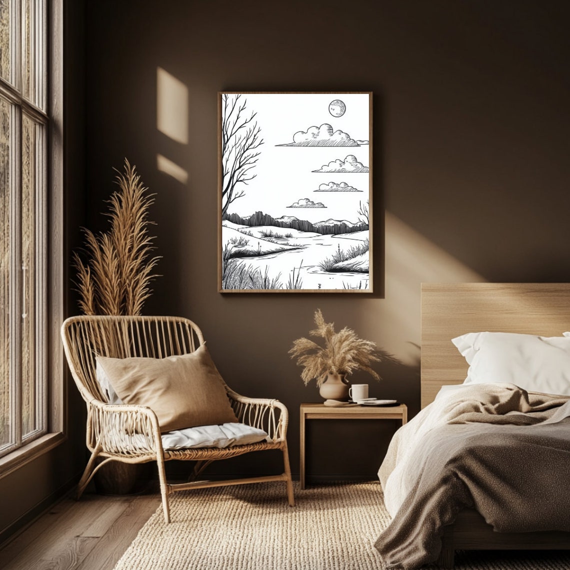 Pale Night Matte Vertical Posters | Fantasy Home Decor Wall Art - Etsy