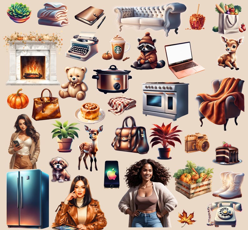 Black Girl Digital Sticker Bundle | 850+ Stickers, 2026 Planner ...