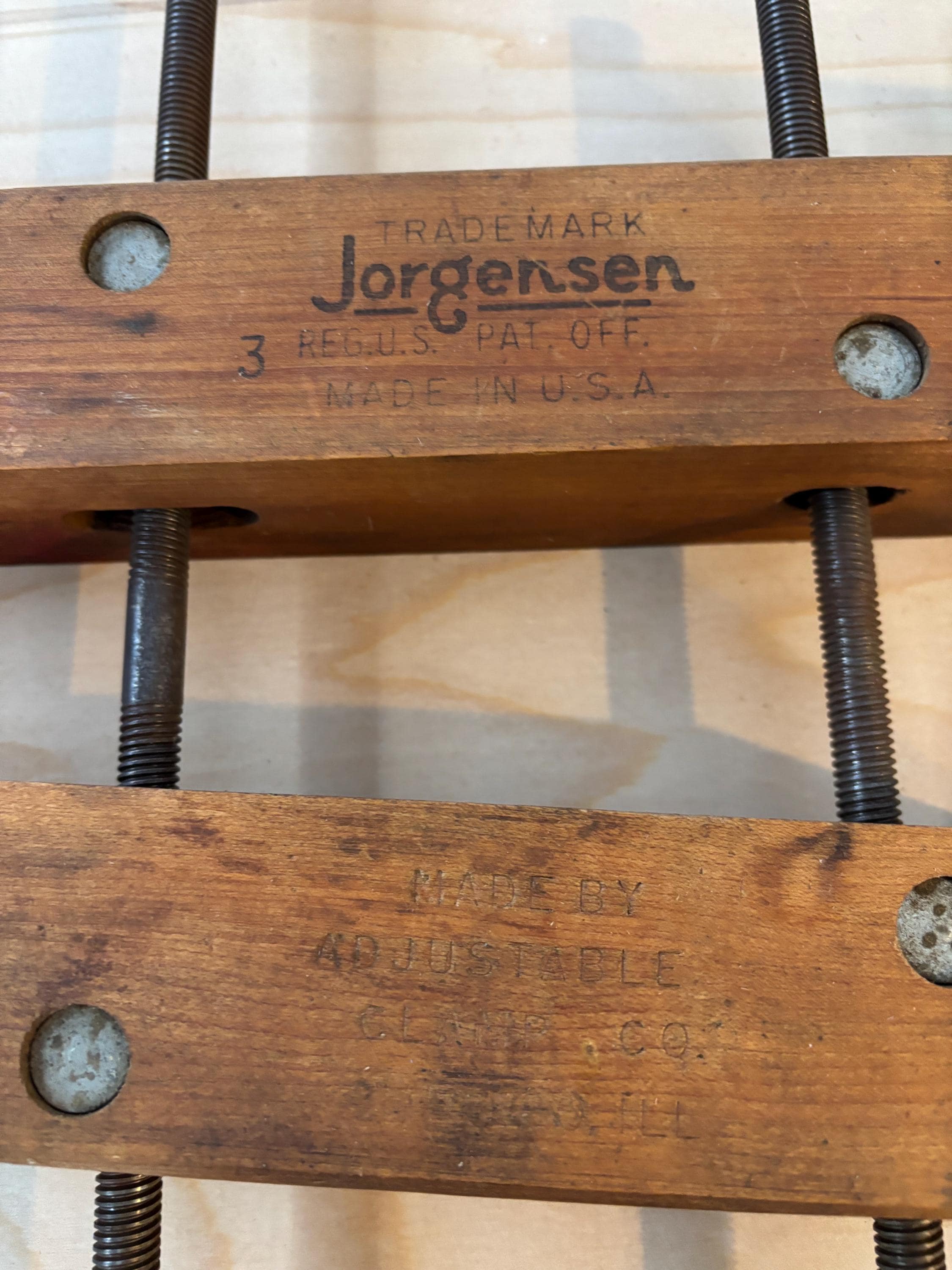 Vintage Woodworking Clamps - Jorgensen, Made in USA - Etsy