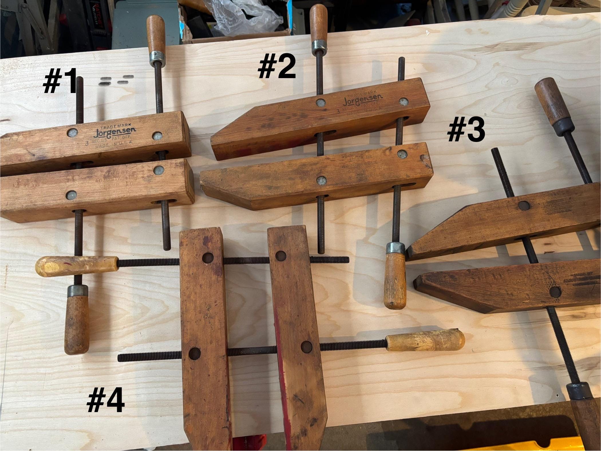 Vintage Woodworking Clamps - Jorgensen, Made in USA - Etsy