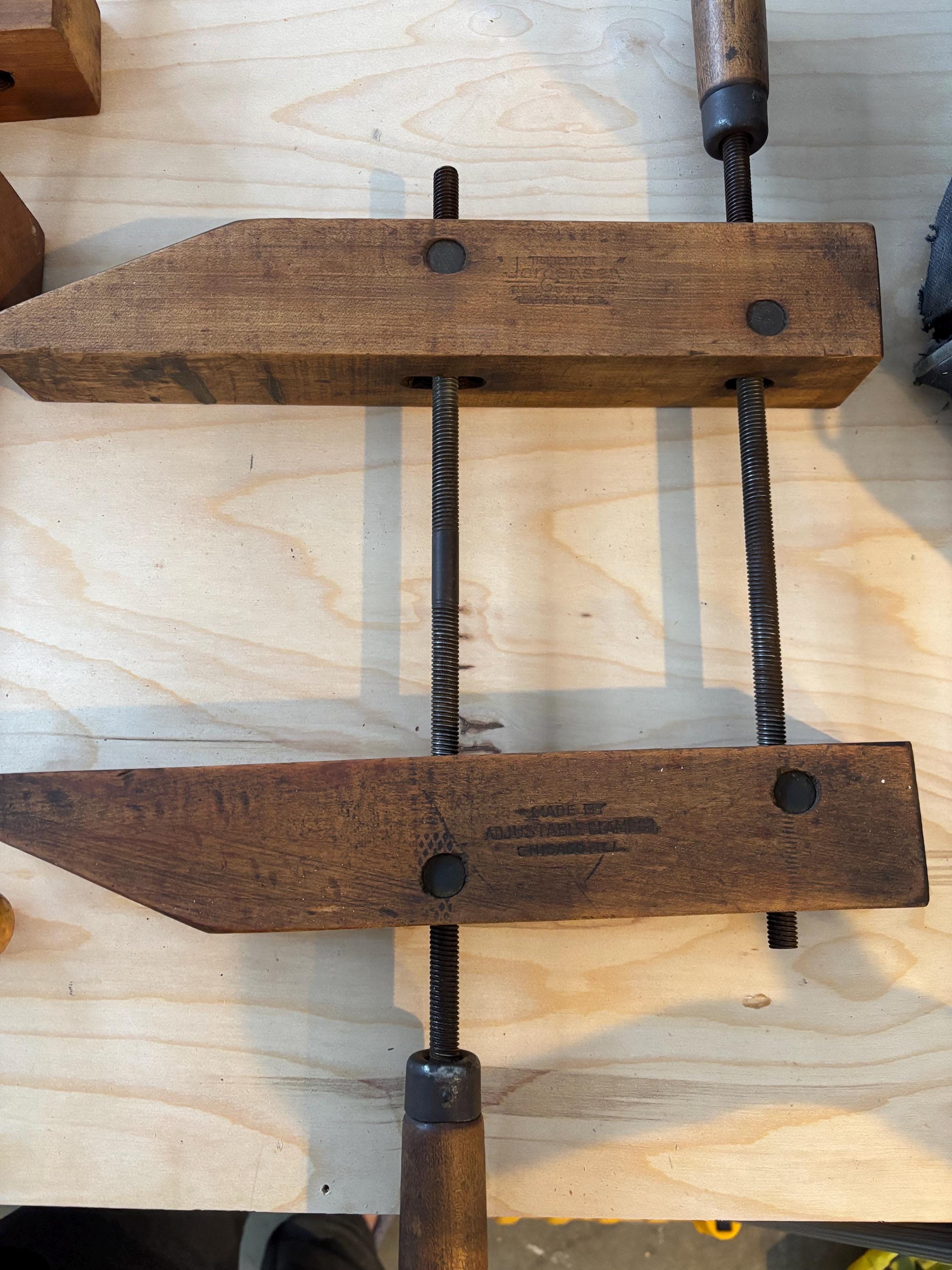 Vintage Woodworking Clamps - Jorgensen, Made in USA - Etsy