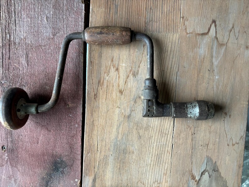 Vintage Hand Drill for Your Woodworking Collection. - Etsy