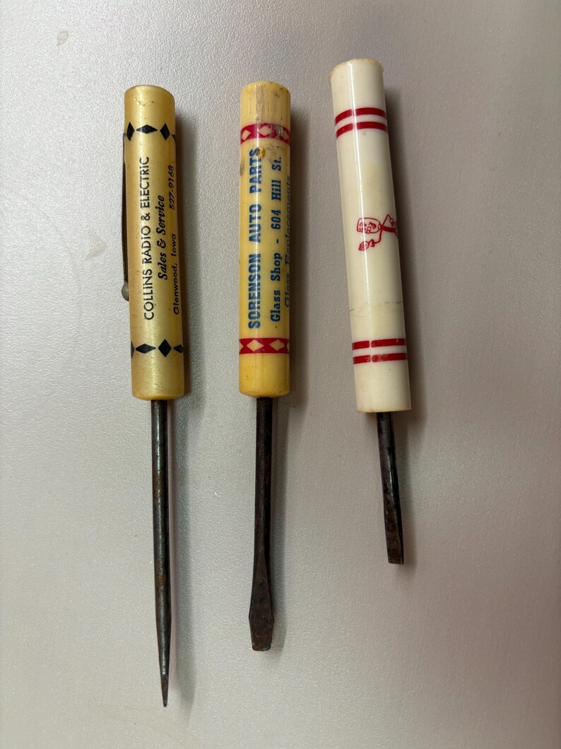Vintage Advertising Pocket Screwdrivers - Etsy