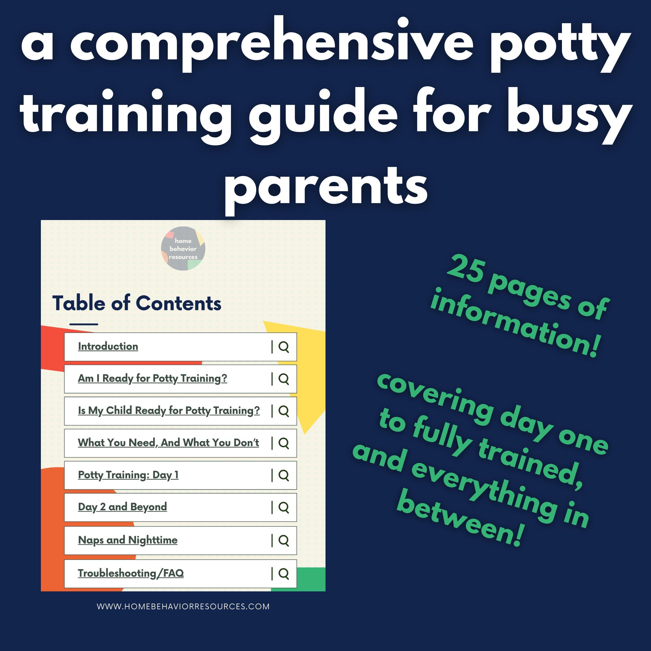 Potty Training Handbook: Ultimate Guide for Parents (PDF Download) - Etsy