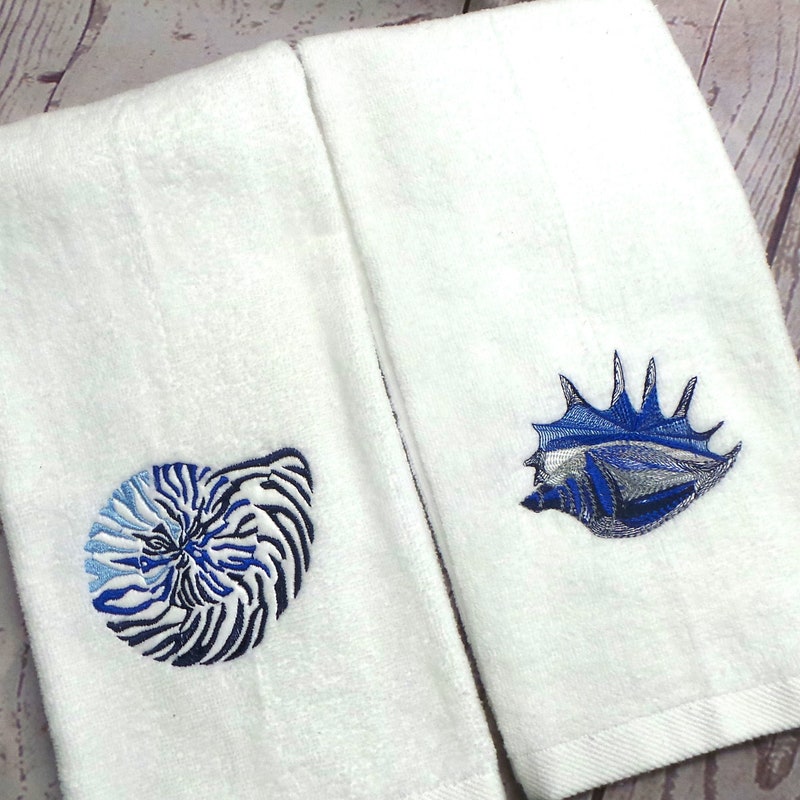Seashell Towel - Etsy