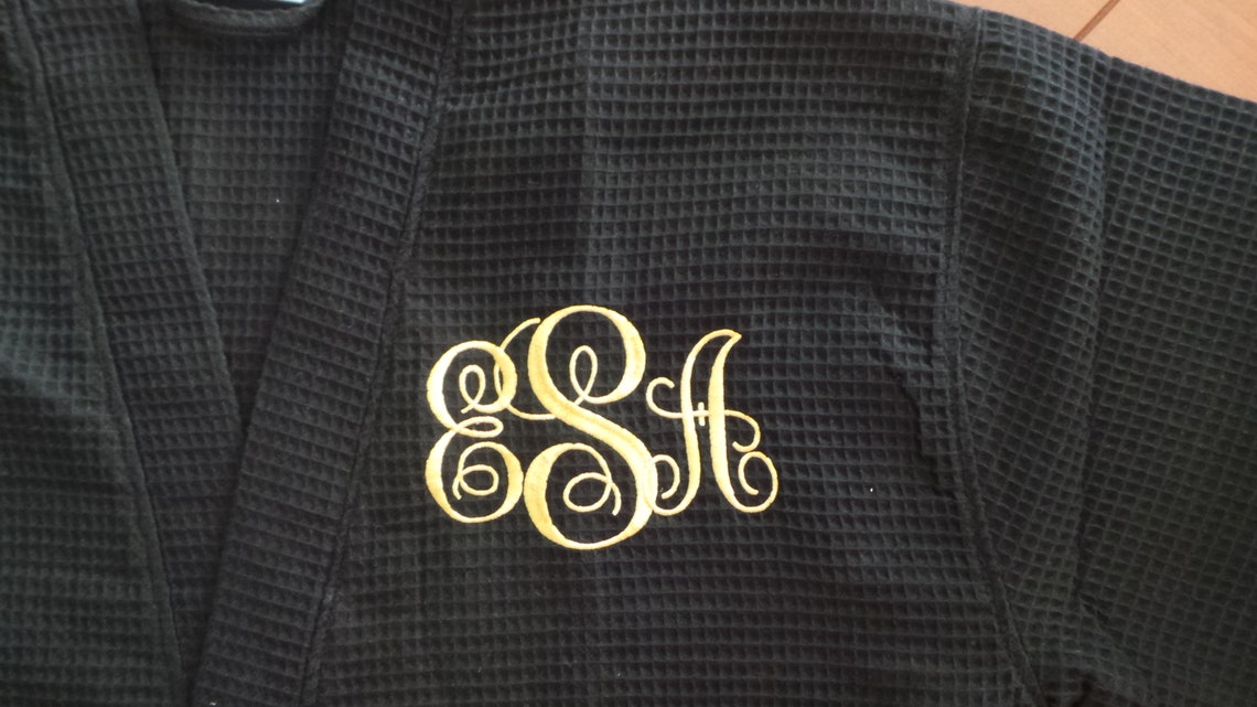 Men's Robe Tall Calf Length Personalized Robe Monogrammed - Etsy