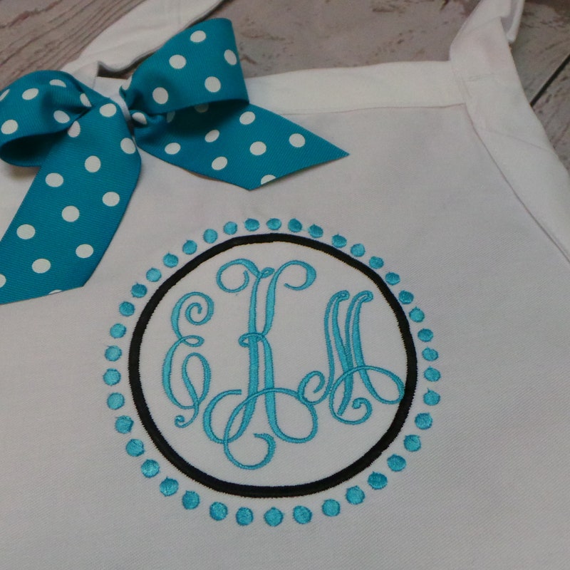 Monogrammed Aprons - Etsy