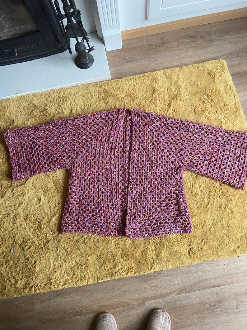 Crochet Hexi Cardigan - Etsy