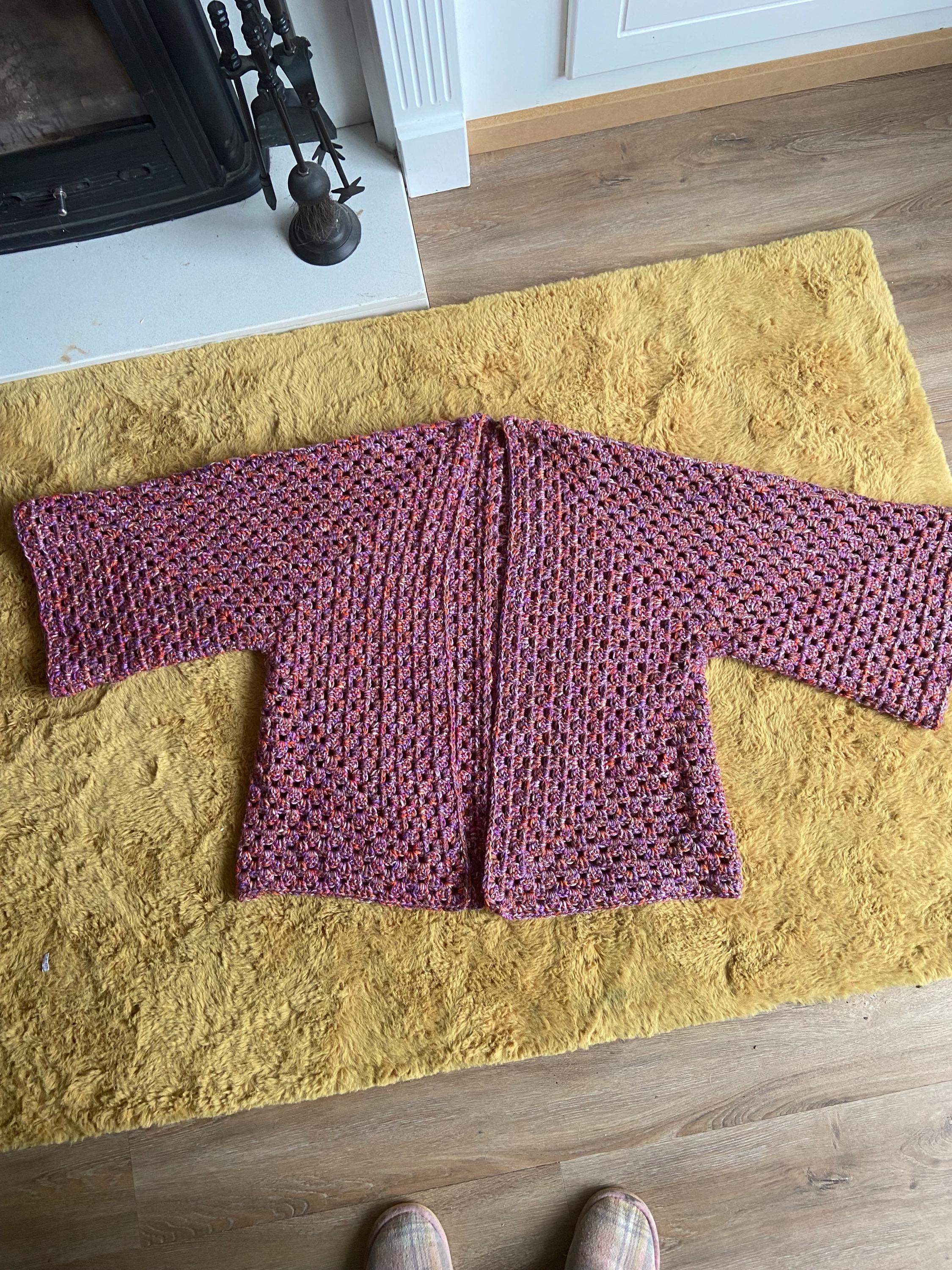 Crochet Hexi Cardigan - Etsy