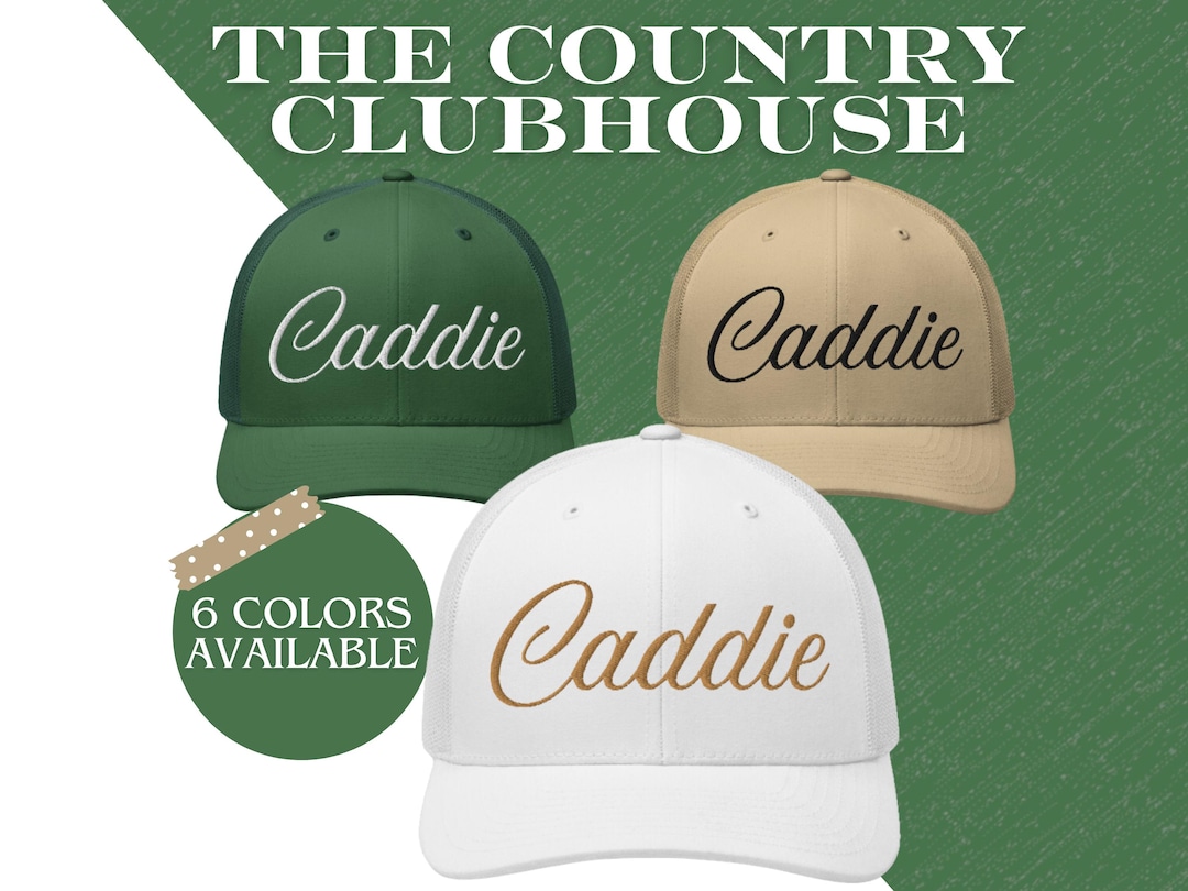 Caddie Golf Hat Country Club Golf Hats Girls Golf Hat Embroidered ...