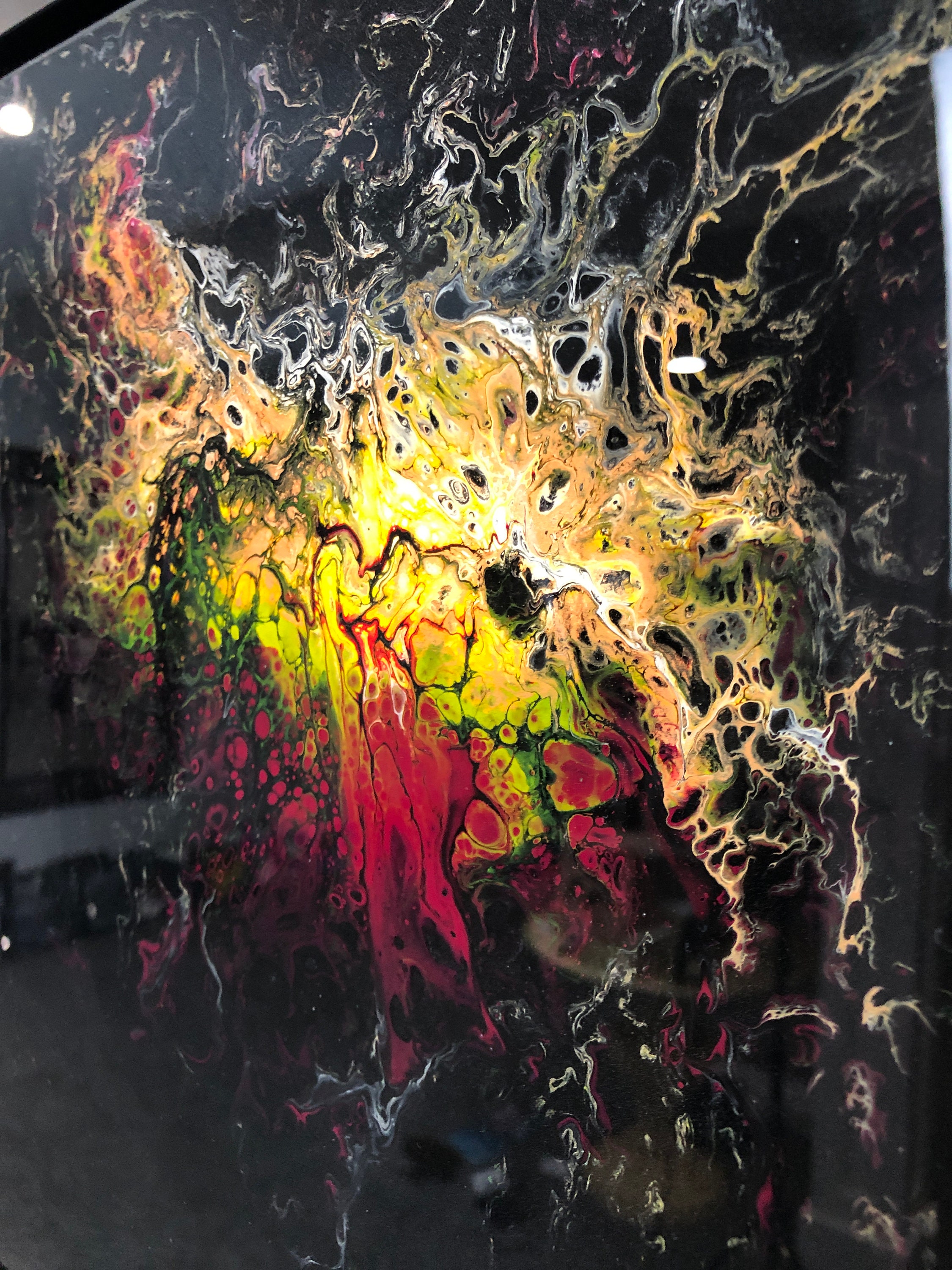 Acrylic Painting Abstract Painting Red Painting Abstract - Etsy UK