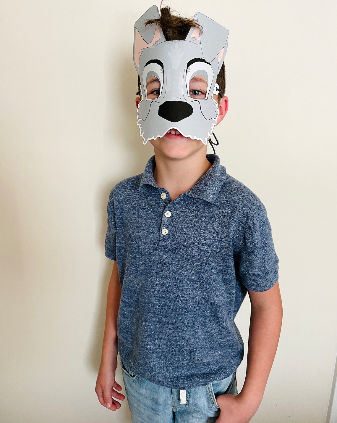 Printable Lady and the Tramp Inspired Masks, Costume Printable Mask ...