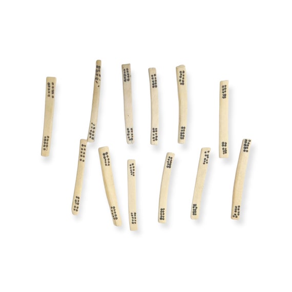 Mahjong Counters / Bone / Art Supplies / Game Pieces / Betting | Etsy