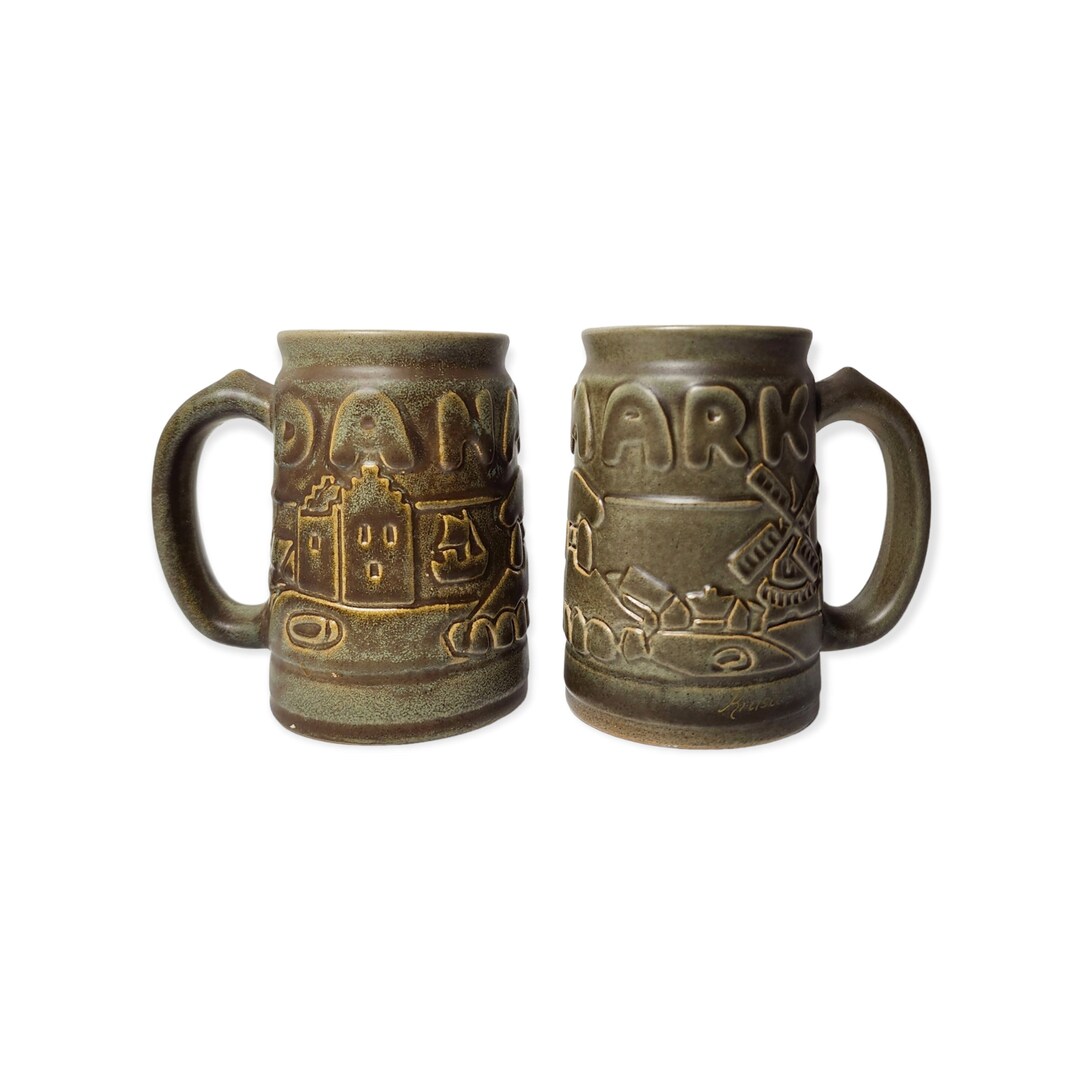 Danmark Steins / Moss Green / Stoneware / Mugs / Denmark / Souvenirs ...