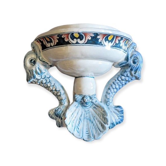 Ceramic Wall Planter / Fishes / Clam Shell | Etsy