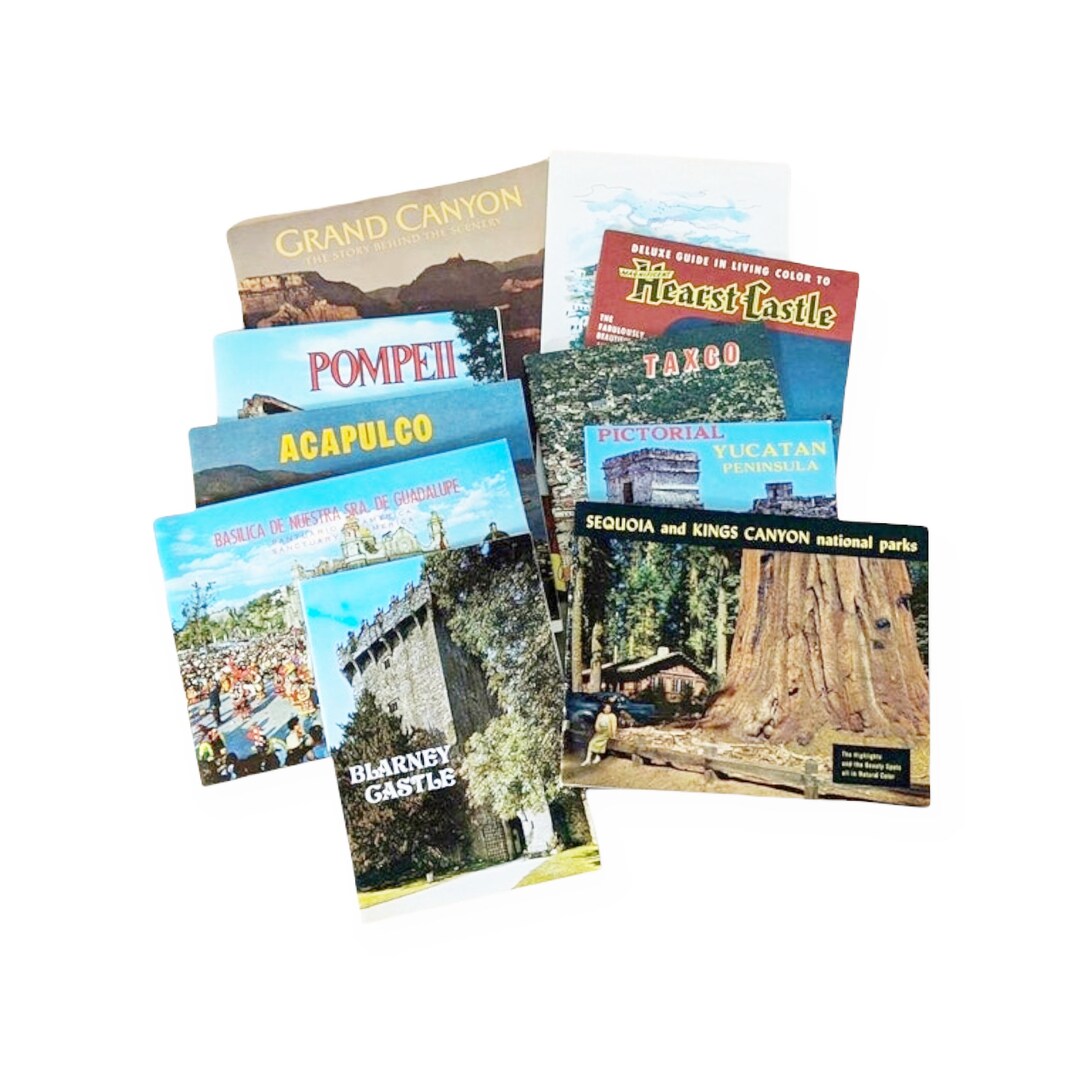 Vintage Guide Books From the 1960s- 1970s / Pictorials / Ephemeral ...