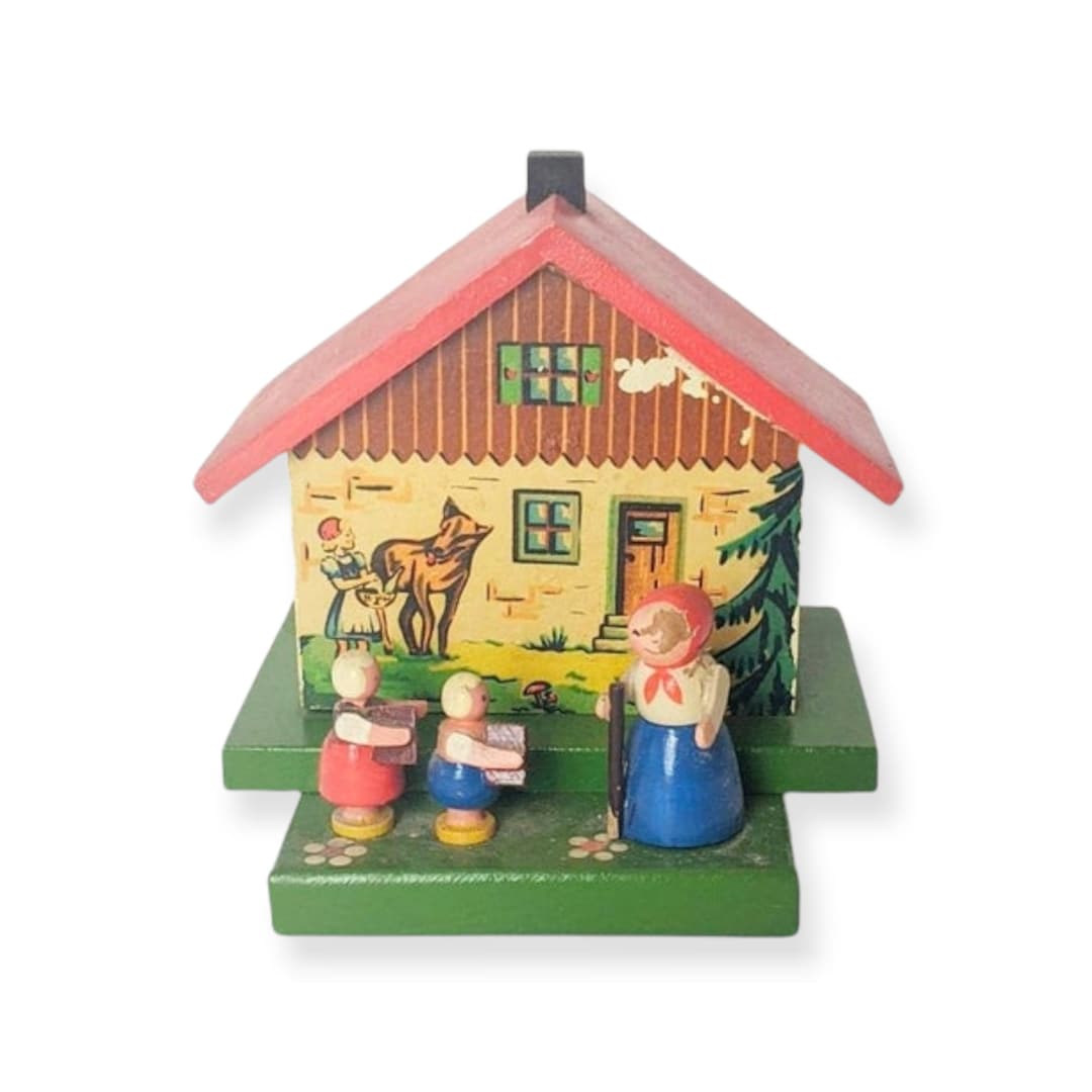 Vintage German Toy Bank / Big Bad Wolf / Coin Bank / Fairy Tale / Grimm ...