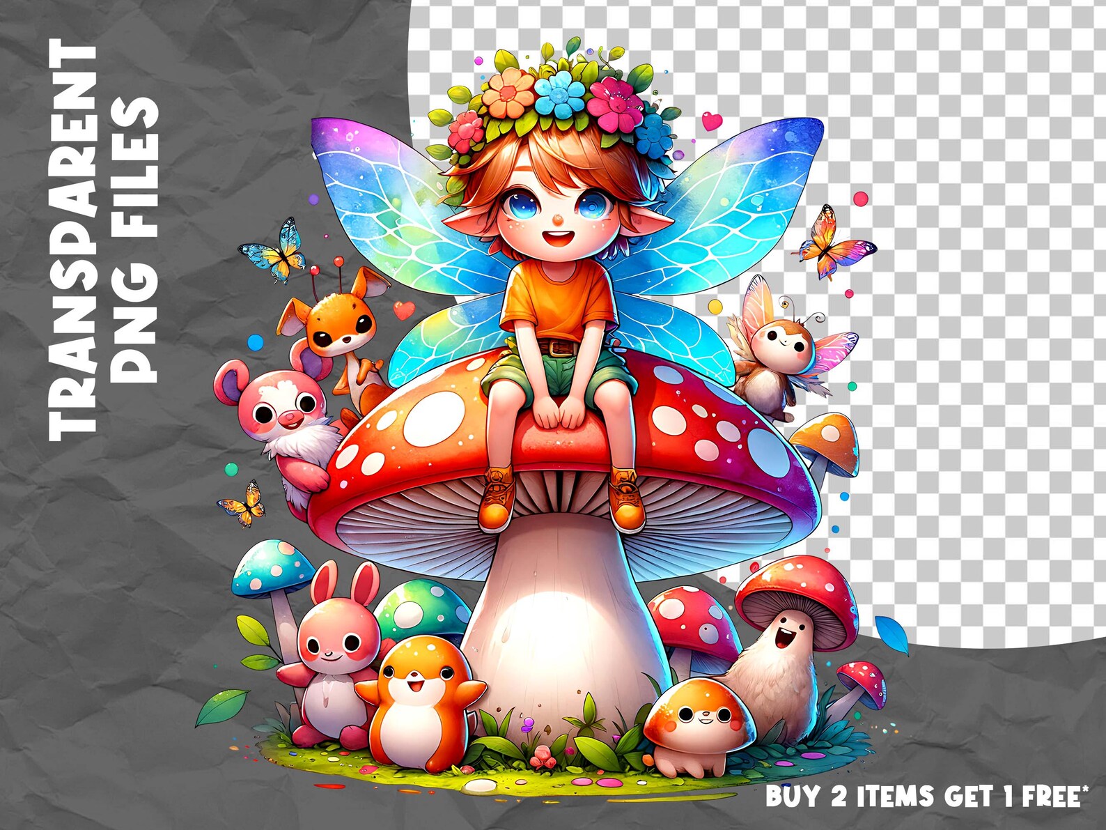 Fairy Clipart PNG, Magical Fairy Illustrations, Cute Fairy Graphics ...