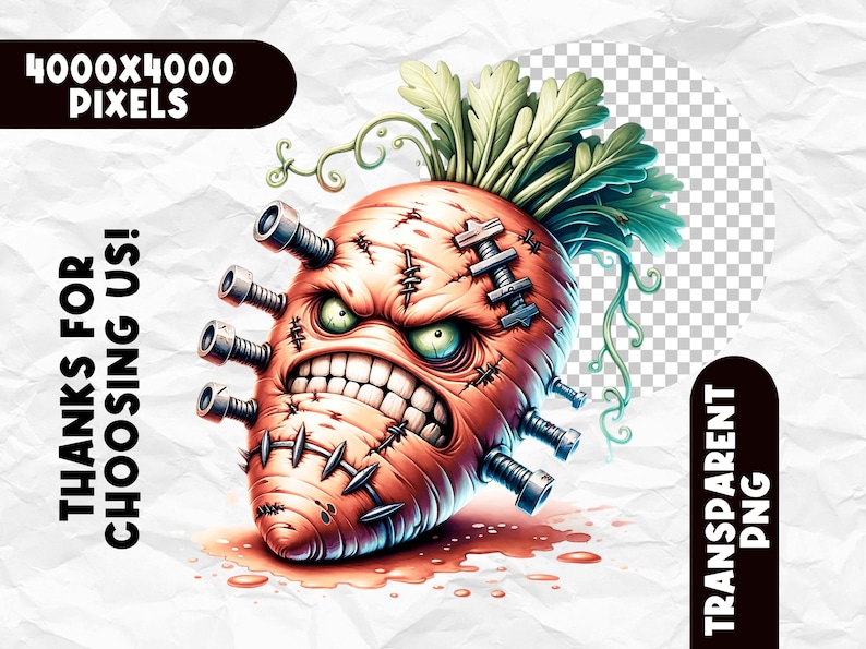 Ghost Carrot Clipart, Cute Halloween Carrot PNG, Vegetable ...