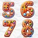 Gingerbread Number Clipart, Cute Gingerbread, Holiday Number Clipart ...