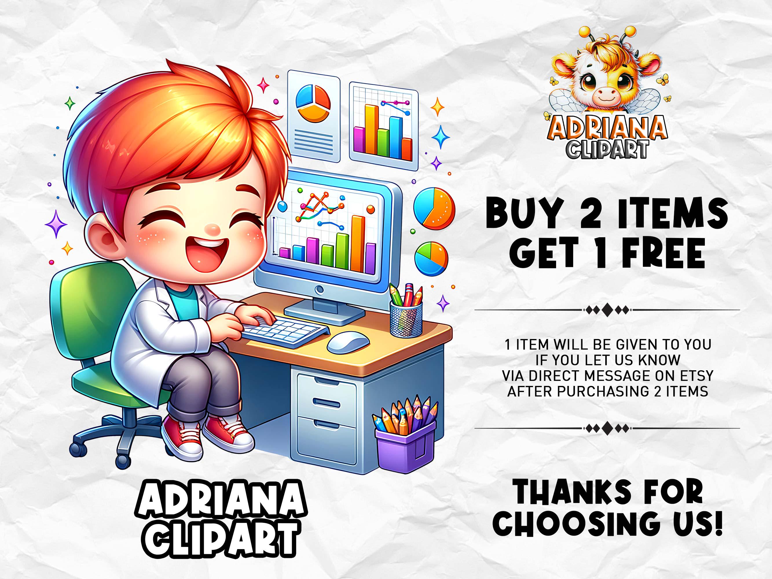 Scientist Clipart PNG, Fun Lab Clipart, Science Themed Graphics, Cute ...