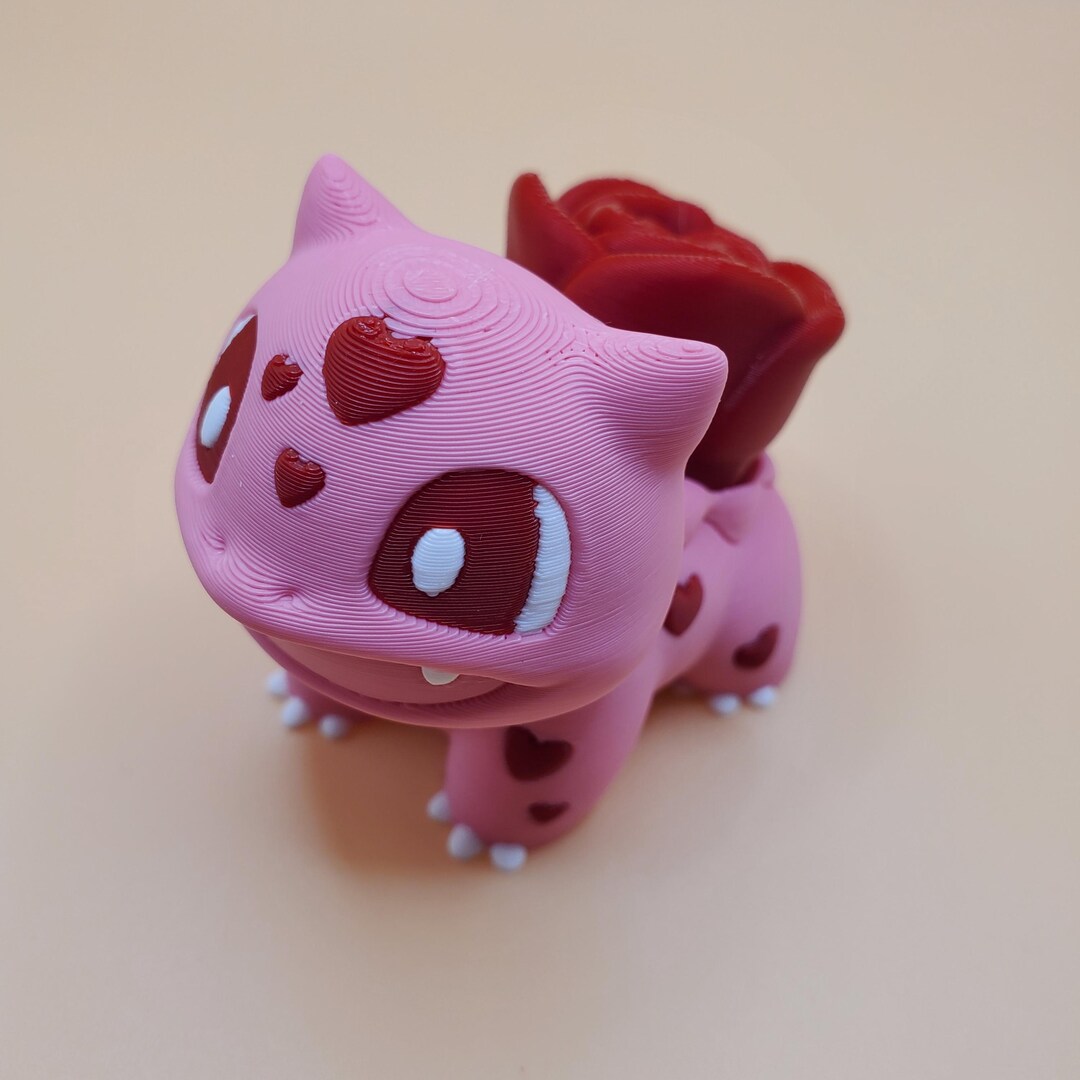 Rose Love Heart Bulbasaur Fidget Clicker; Gift Bulbasaur - Etsy