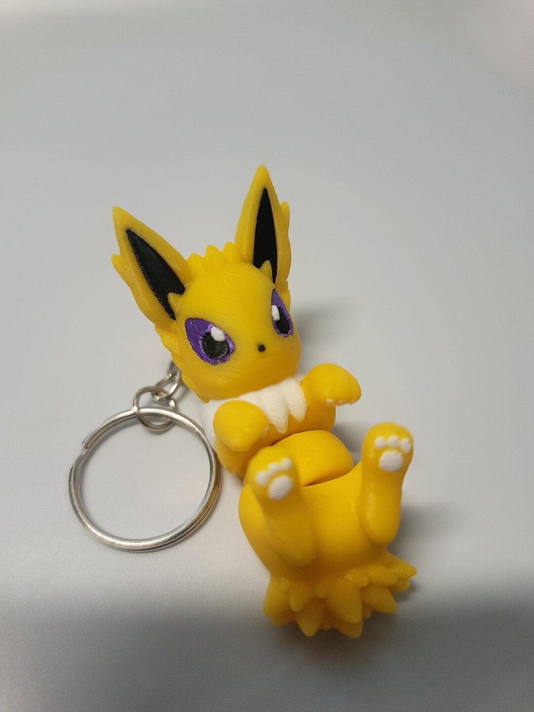 Jolteon Flexi Keychain 3d Printed - Etsy