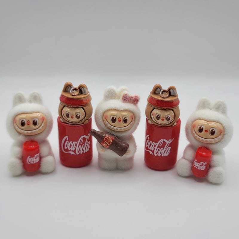 Labubu Coca Cola Doll - Etsy