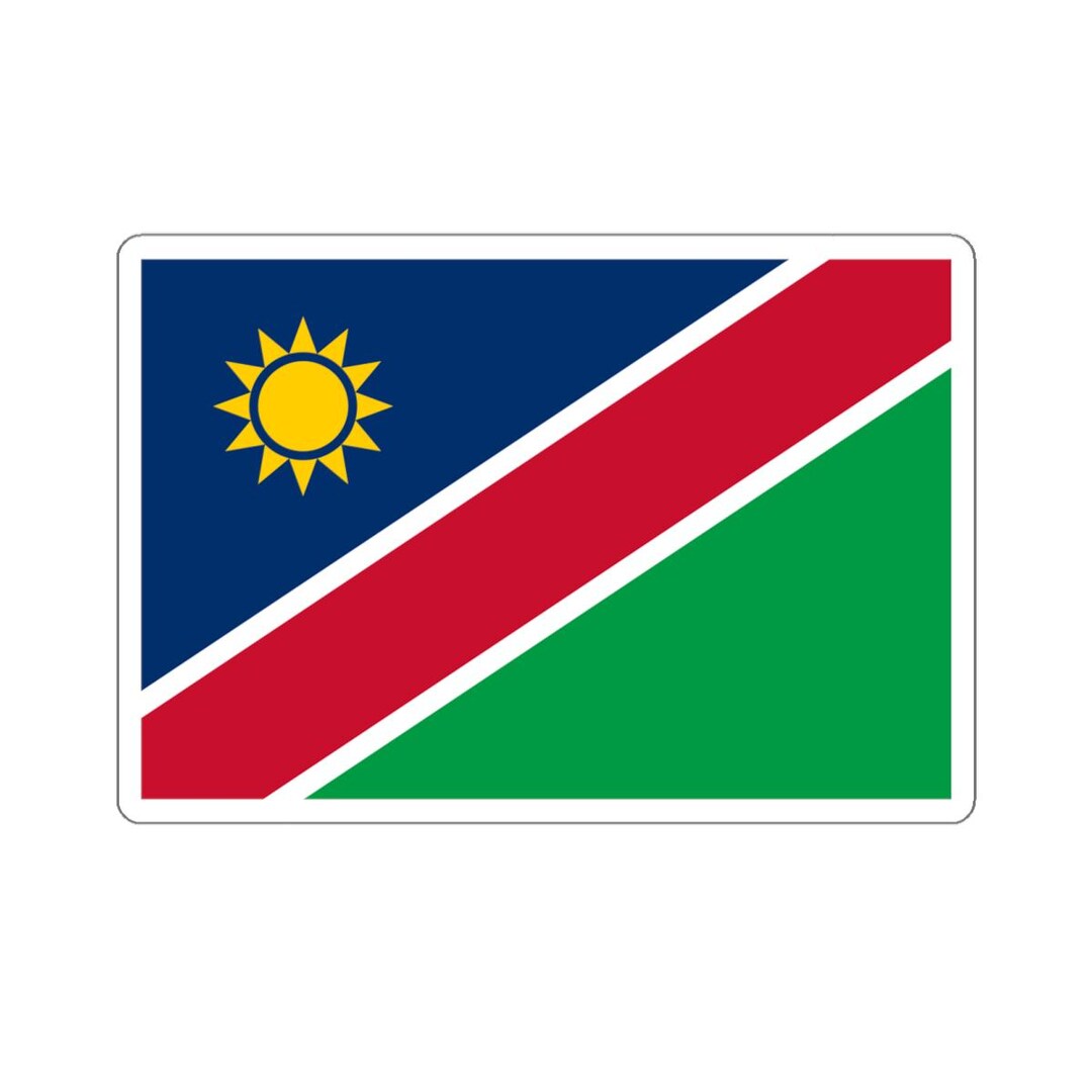 Namibia Flag Travel Sticker - Kiss-cut Stickers, Decal, Travel Journal ...