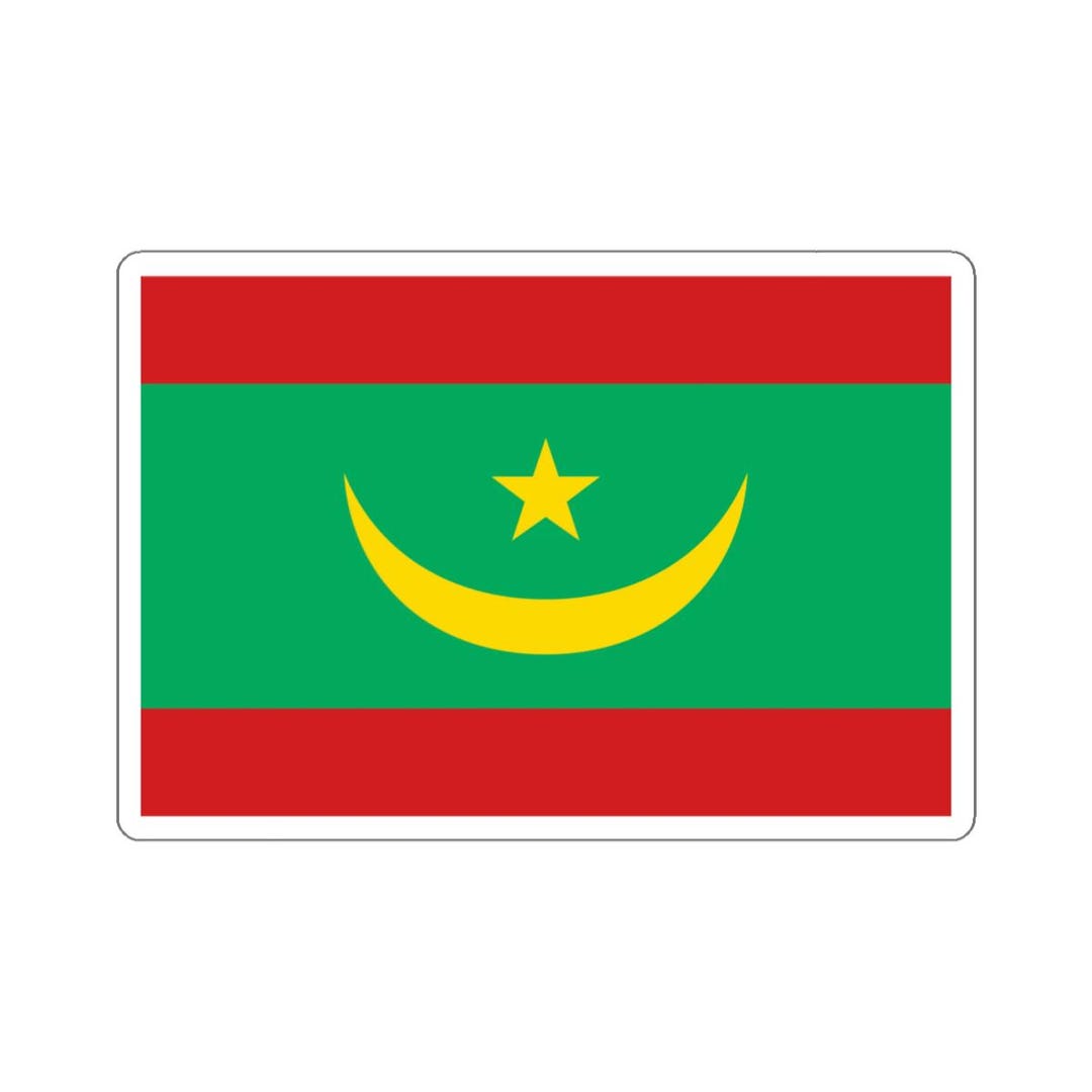 Mauritania Flag Travel Sticker - Kiss-cut Sticker, Scrapbook Decal ...
